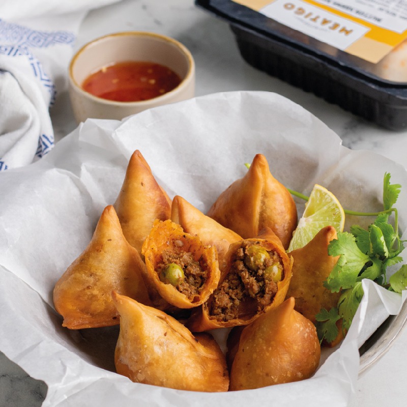 Mutton Samosa | Readymade Mutton Kheema Samosa | By Meatigo